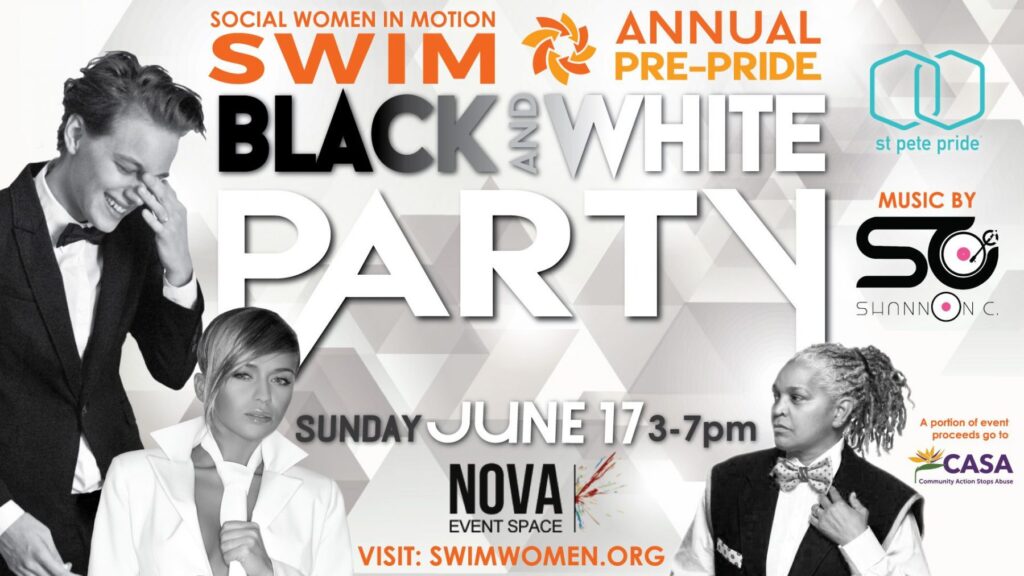 2018 SWIM Woman' s PRIDE Black and White Dance Party - NOVA 535